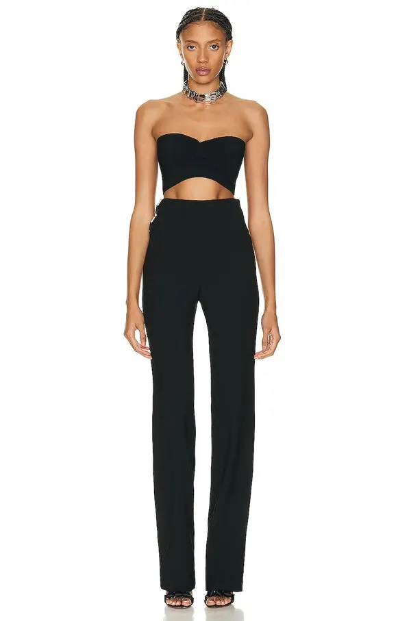 Alaïa Bandeau Top - Noir Ala?a