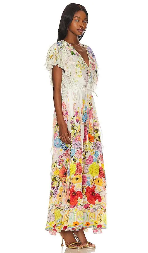 Camilla All Over Ruffle Dress In Ivory In Sunlight Symphony - 69% Off |  Editorialist