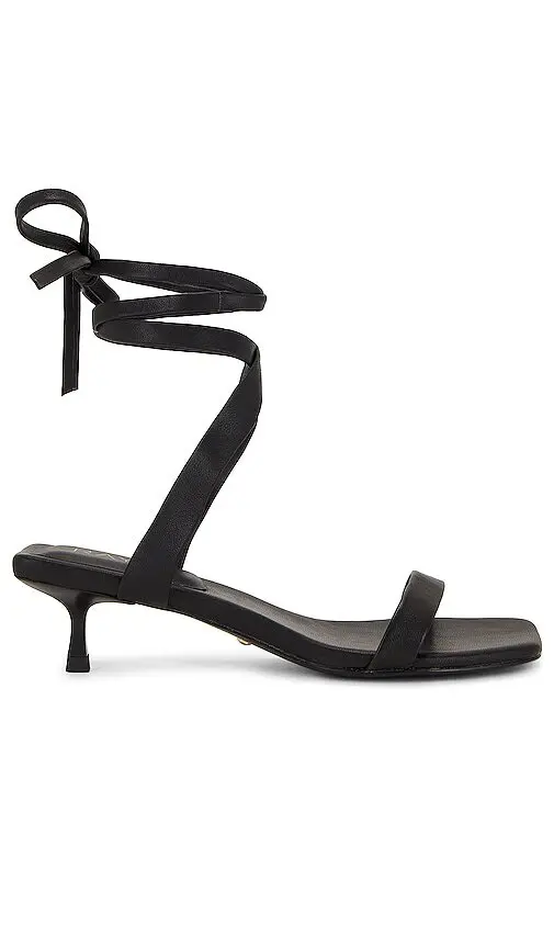 Raye Ore Heel Sandal - Black