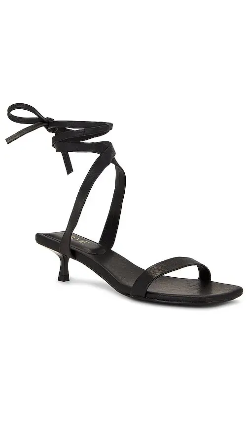 Raye Ore Heel Sandal - Black