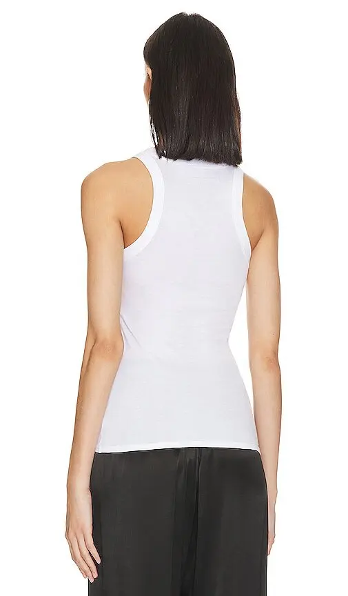 Enza Costa Bold Sheath Tank - White