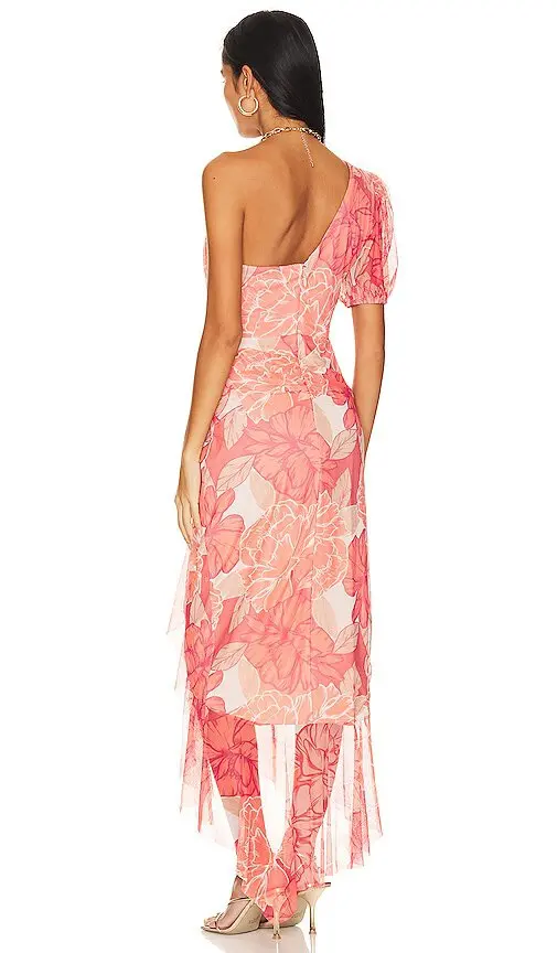 blue dress for baby girl One Shoulder Dress – BCBGMAXAZRIA main image 1