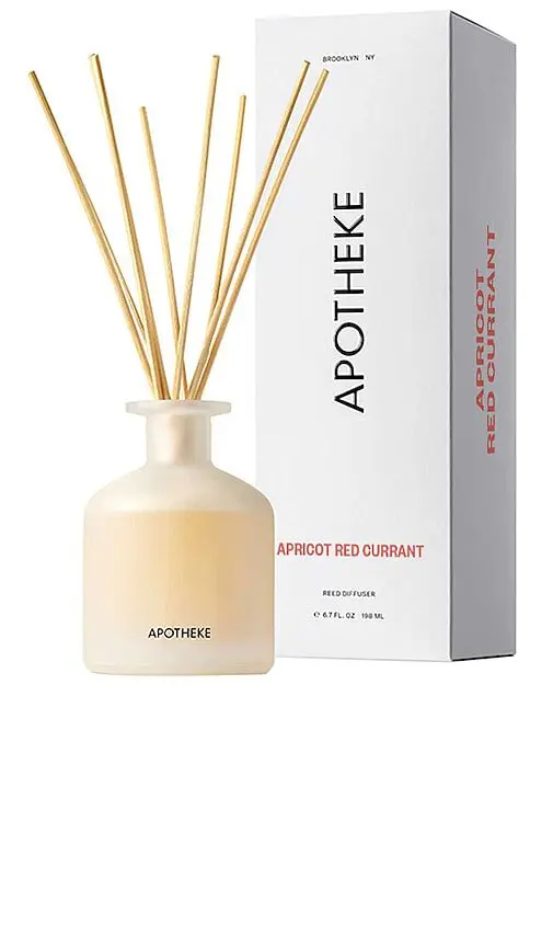 APOTHEKE Apricot Red Currant Reed Diffuser In White