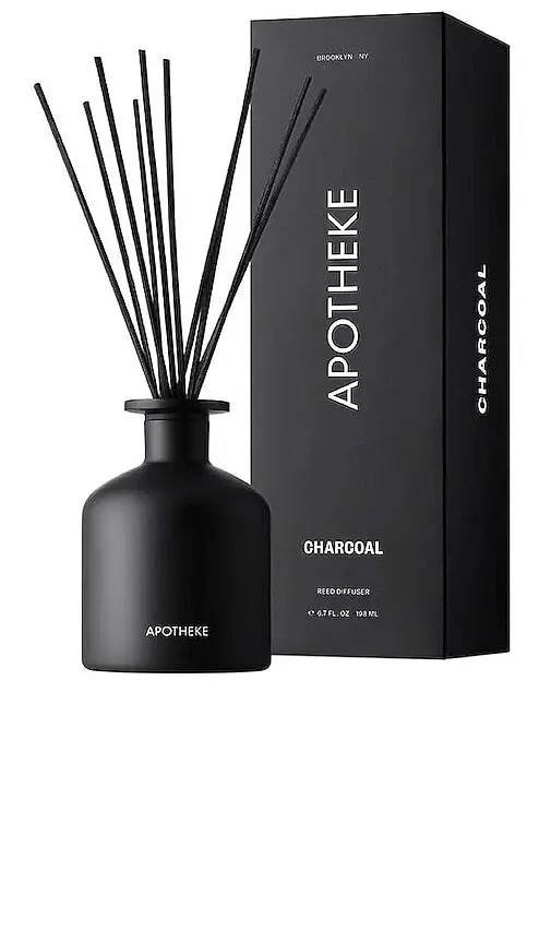 APOTHEKE Charcoal Reed Diffuser In Black - N,a