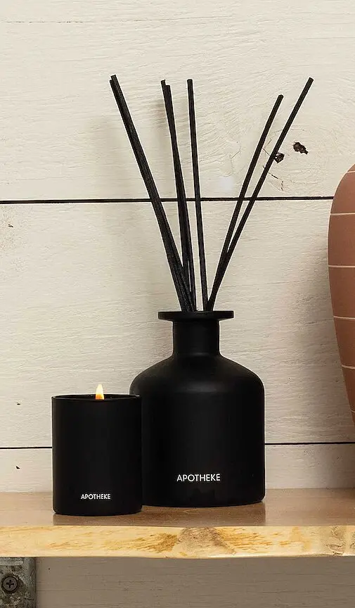 APOTHEKE Charcoal Reed Diffuser In Black - N,a