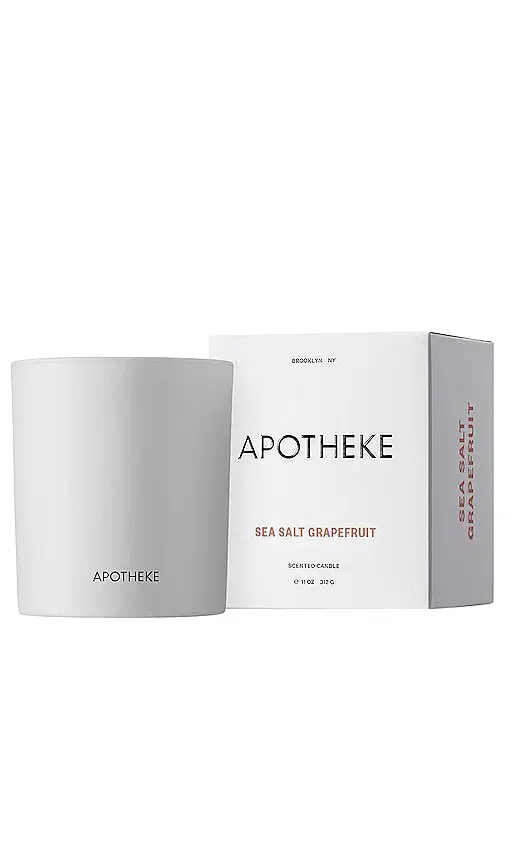 APOTHEKE Sea Salt Grapefruit Classic Candle In White - N,a