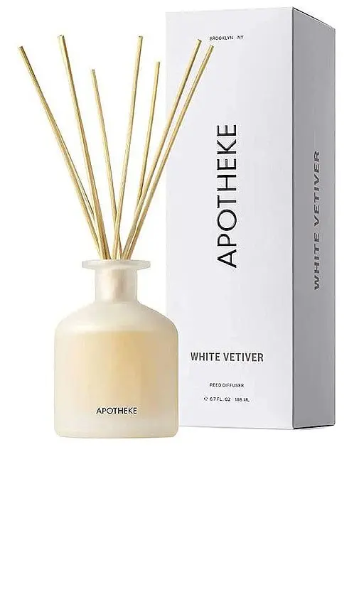 APOTHEKE White Vetiver Reed Diffuser In White - N,a