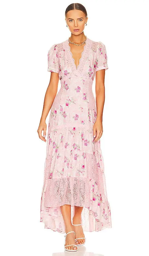 LoveShackFancy Tink Dress In Pink