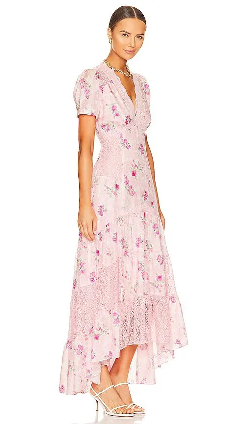 LoveShackFancy Tink Dress In Pink