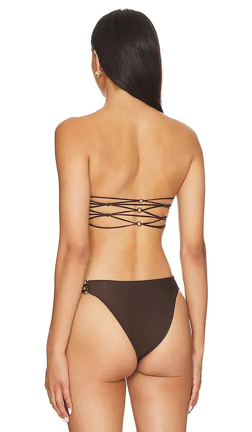 LOVERS AND FRIENDS Keep My Cool Bandeau Bikini Top