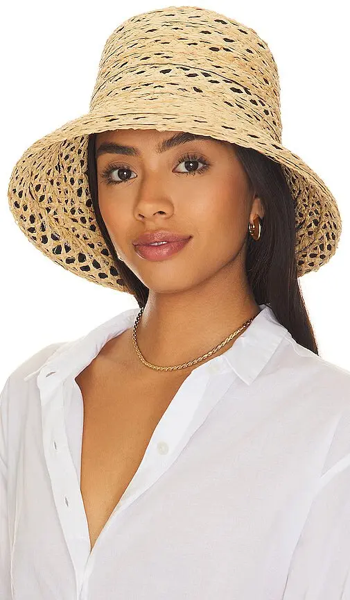 GIGI BURRIS MILLINERY Ida Hat In Tan