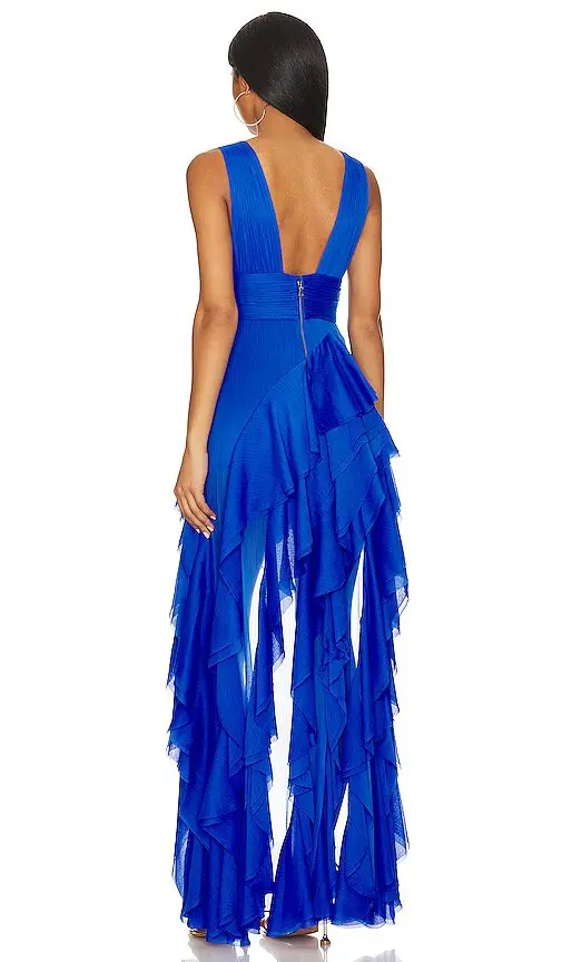 alice and olivia cobalt blue dress Cecilia Belted Midi Dress in navy