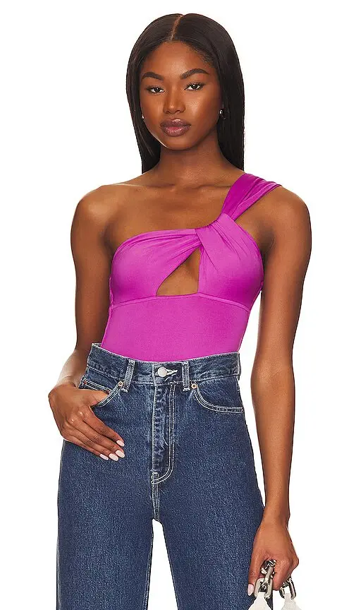 Superdown Jimena One Shoulder Bodysuit