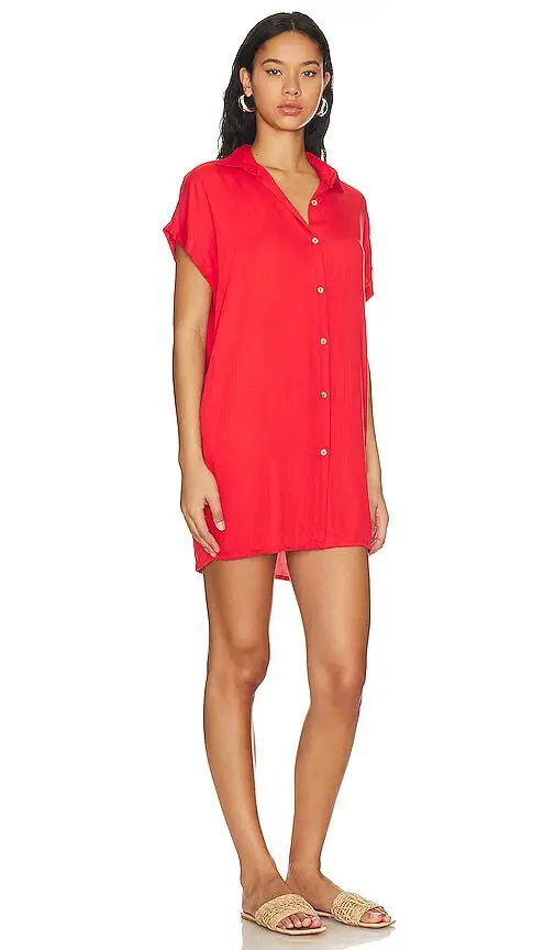 indah red dress ULLA JOHNSON- Indah Dress Cinnabar