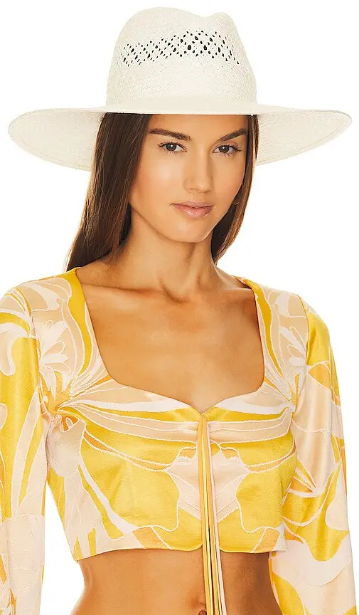 Hat Attack Luxe Packable Sun Hat - Bleach