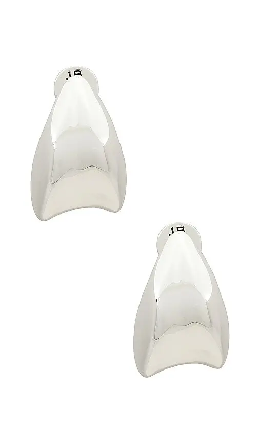Jenny Bird Nouveaux Puff Earrings - Silver