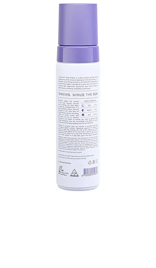 LUNA BRONZE Solar Eclipse Clear Tanning Mousse - N,a