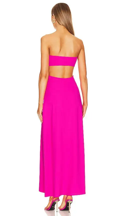 susana monaco tube open back dress Susana Monaco Open Back Tube Dress In Pink Glo - 35% Off