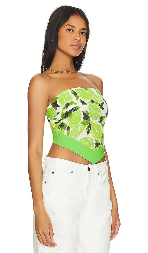 Steve Madden Brandy Top In Green
