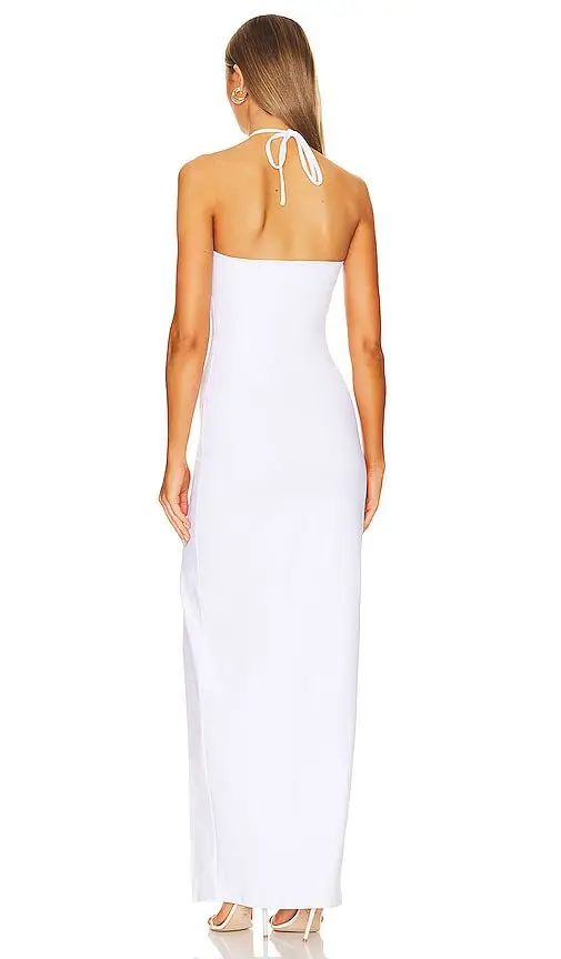 slim fit dress slacks Susana Monaco Halter Low Back Maxi Dress main image 1