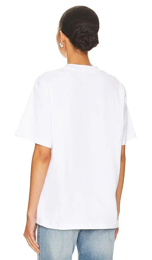 WAO The Relaxed Tee Cotton Jersey Crewneck T-shirt - White