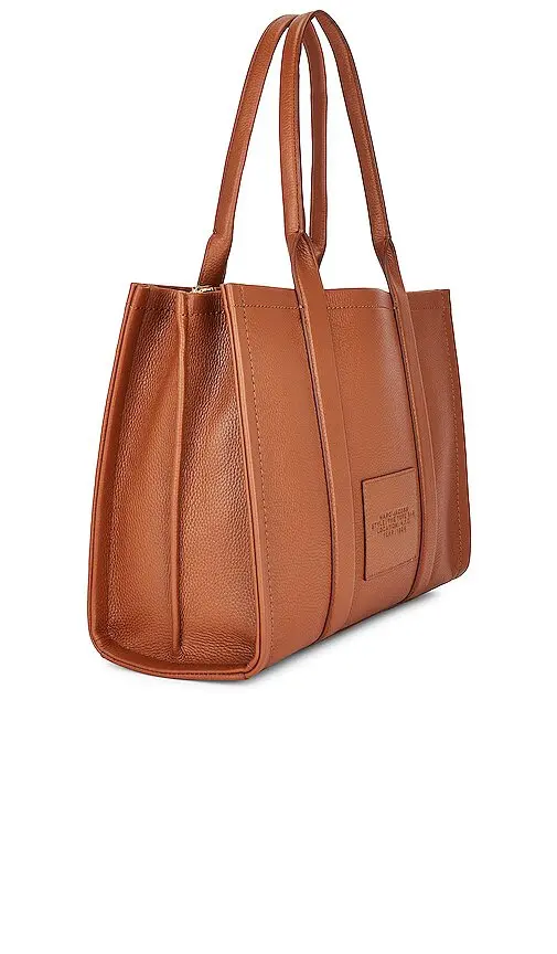 Marc Jacobs Leather Work Tote Bag In Brown