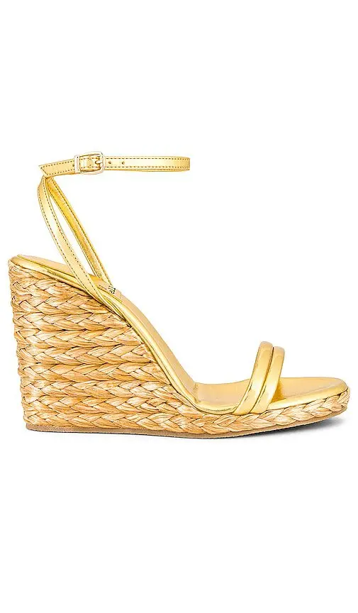 Jeffrey Campbell Tierney Wedge In Metallic