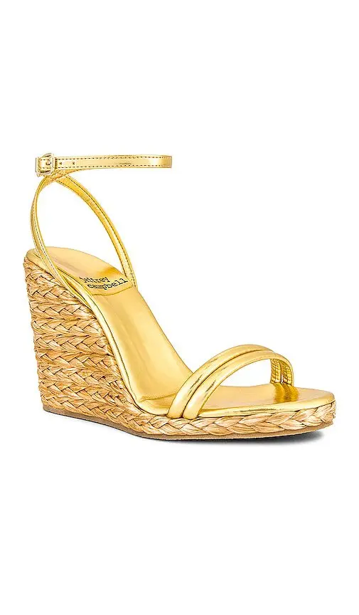 Jeffrey Campbell Tierney Wedge In Metallic