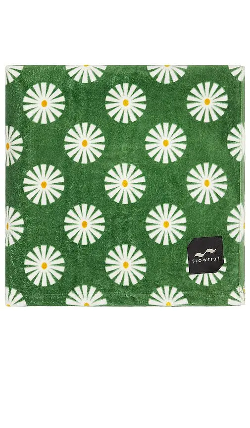 SLOWTIDE Sun Dazed Beach Towel - Green