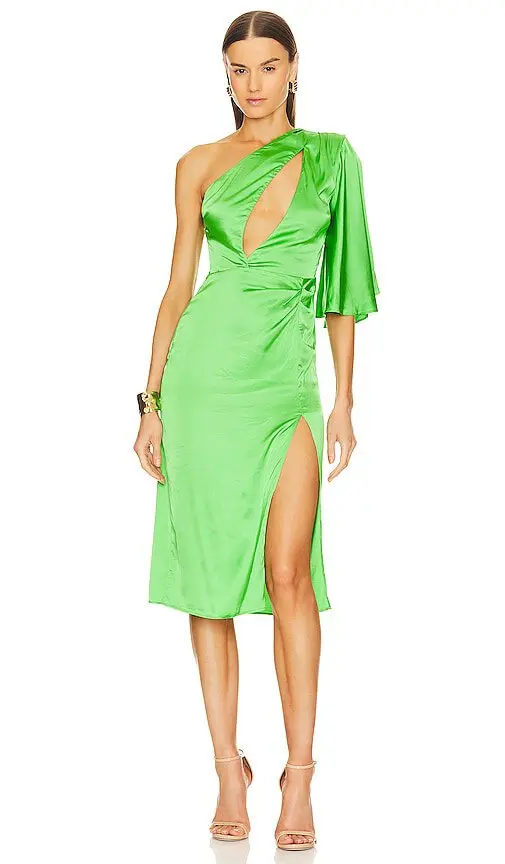 michael costello green dress Gorgeous Michael Costello gown in emerald green