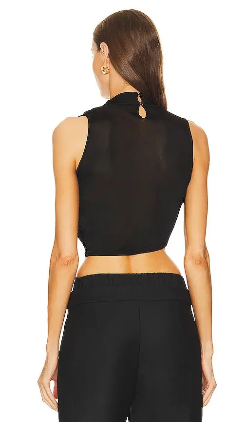 AYA MUSE Romi Draped Surplice Knit Top