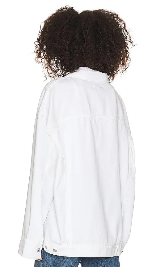 AGOLDE Wayne Denim Jacket In White