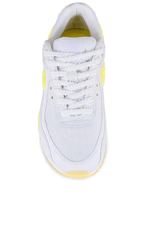 Nike Max 90 Se Sneaker In White,yellow