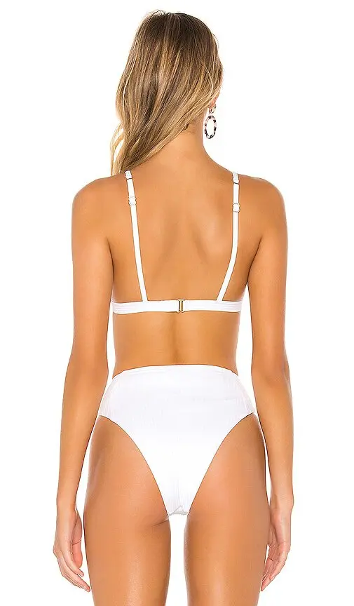 Vitamin A® Moss Bikini Top In White