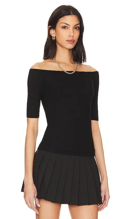 Michael Lauren Carleton Off Shoulder Top