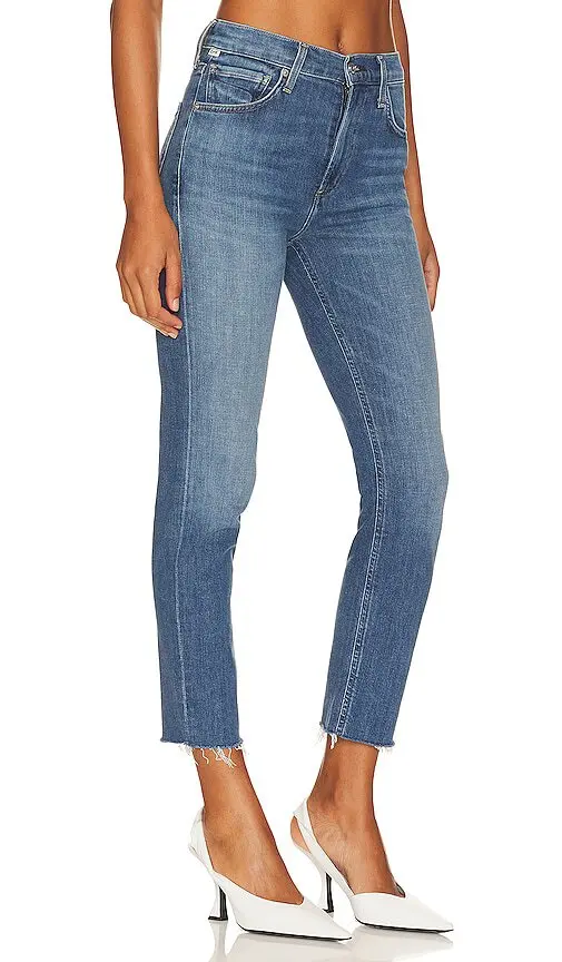 Citizens Of Humanity Isola Straight Crop In Blue