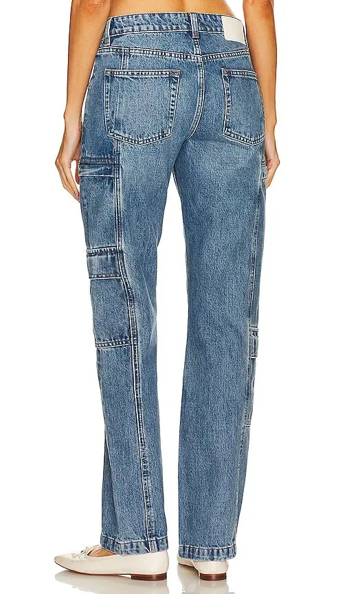 GRLFRND Naomi Low Rise Slim Cargo Jeans - Inwood Hill