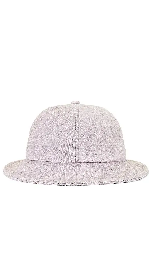 Rag & Bone Addison Twist Bucket Hat Terry In Lavender  display picture 3