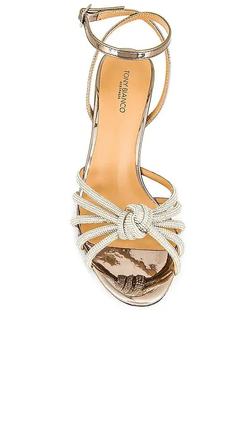 TONY BIANCO Helena Sandal - Gunmetal Shine