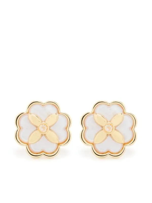 Kate Spade New York Heritage Bloom Stud Earrings - Gold