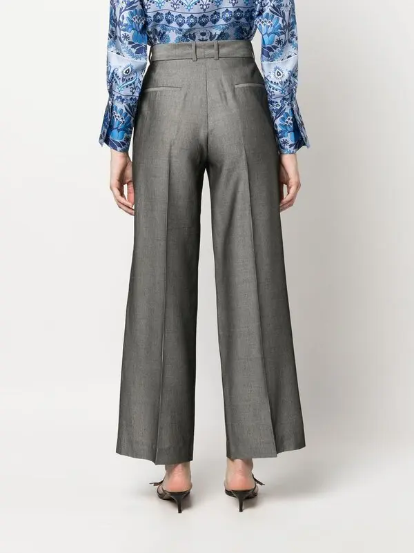 Sandro High-waist Pleated Trousers