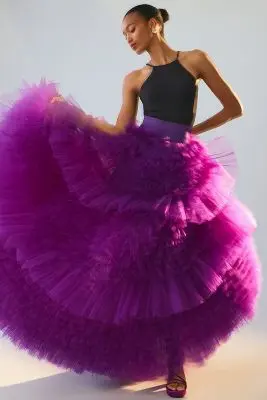 MORPHINE FASHION Layered Tulle Skirt