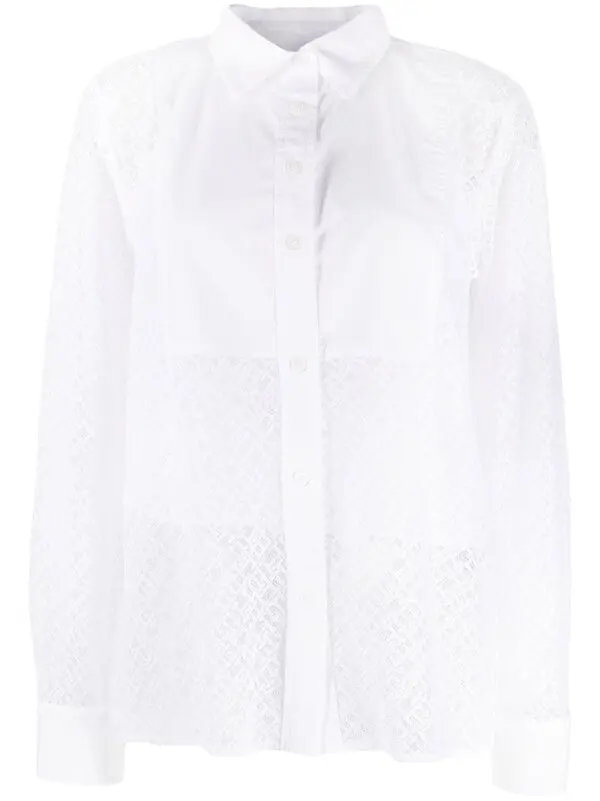 Tommy Hilfiger Monogram Lace Shirt