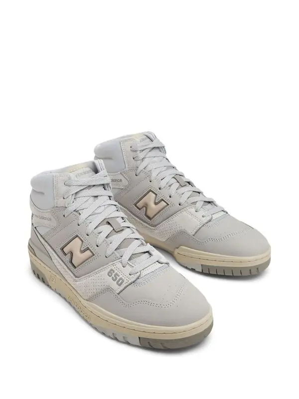 New Balance 650 High-Top Sneakers - Grey | Editorialist