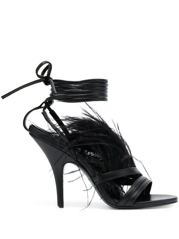 Patrizia Pepe 115mm Leather Sandals