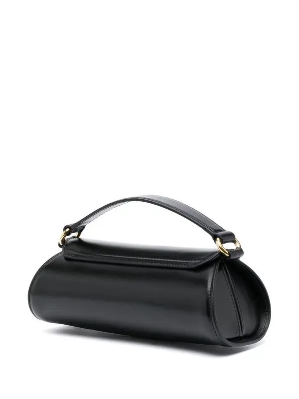 JIL SANDER Small Cannolo Tote - Black