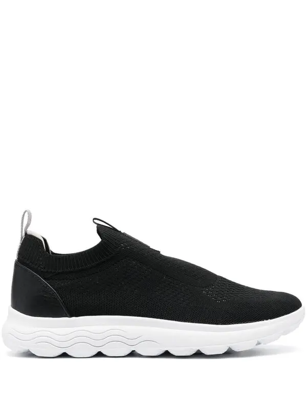 Geox Spherica Slip-on Sneakers - Black