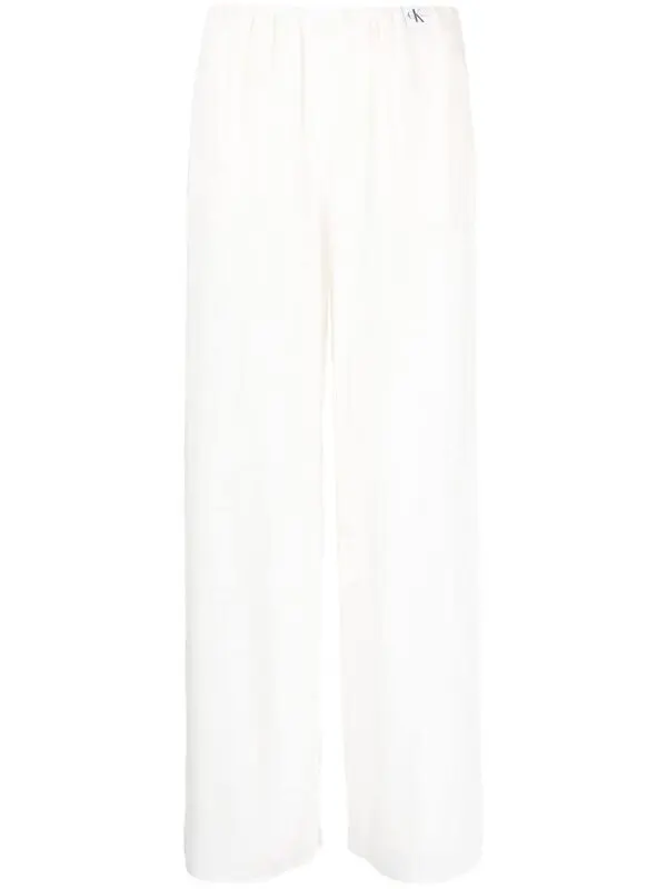 Calvin Klein Plissé Wide-leg Trousers
