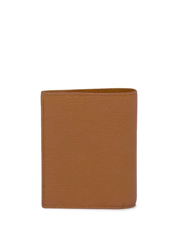 Prada Small Logo-plaque Leather Wallet