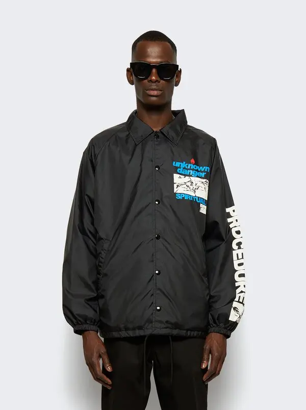 Saint Michael Unknown Coach Jacket - Black | Editorialist